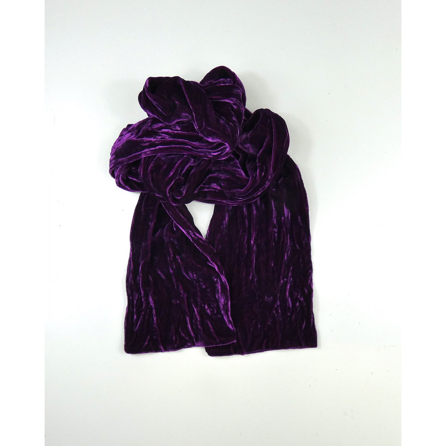 Double Velvet Scarf Blackcurrant - SCARVES, SHAWLS, PASHMINAS ...